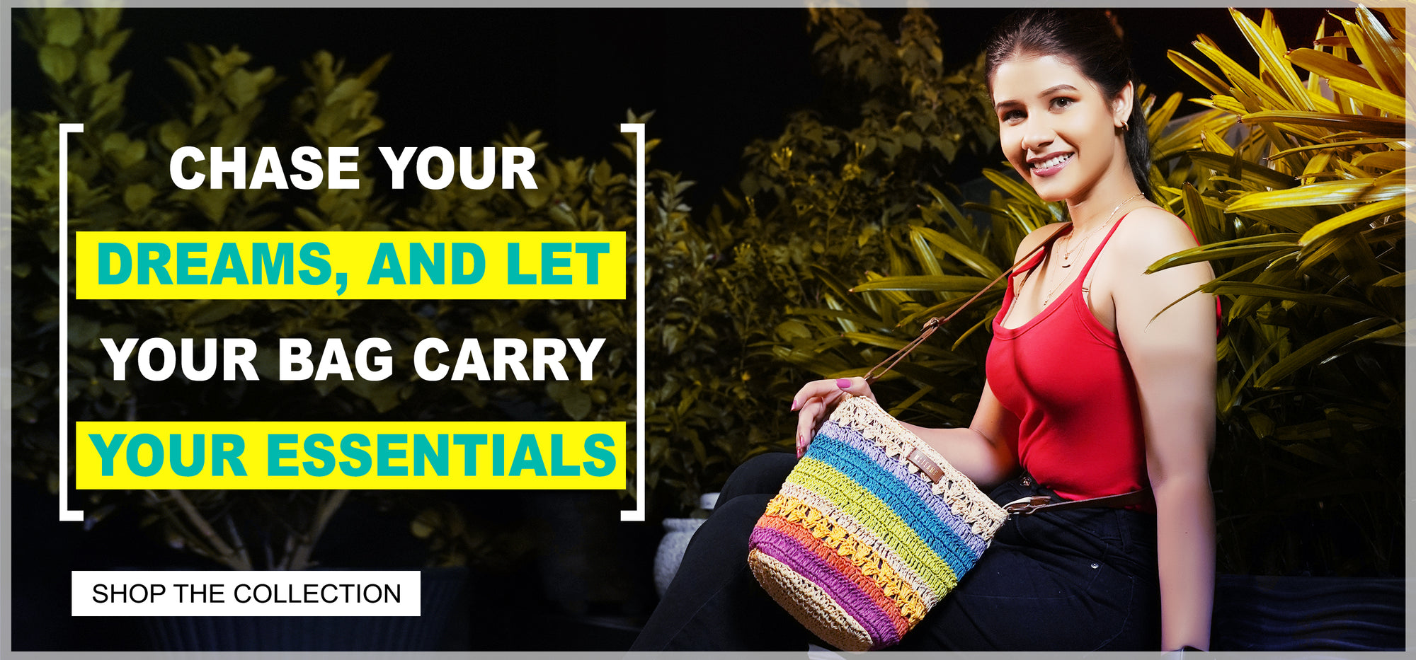 Me Te Amo | Bags in Raffia, Jacquard, Handloom Cotton & Polyester