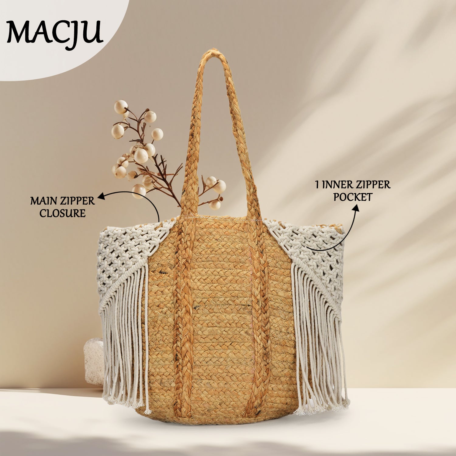 Me Te Amo | Bags in Raffia, Jacquard, Handloom Cotton & Polyester